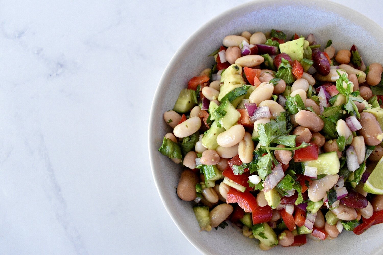 Four Bean Salad - Wholesome by Sarah